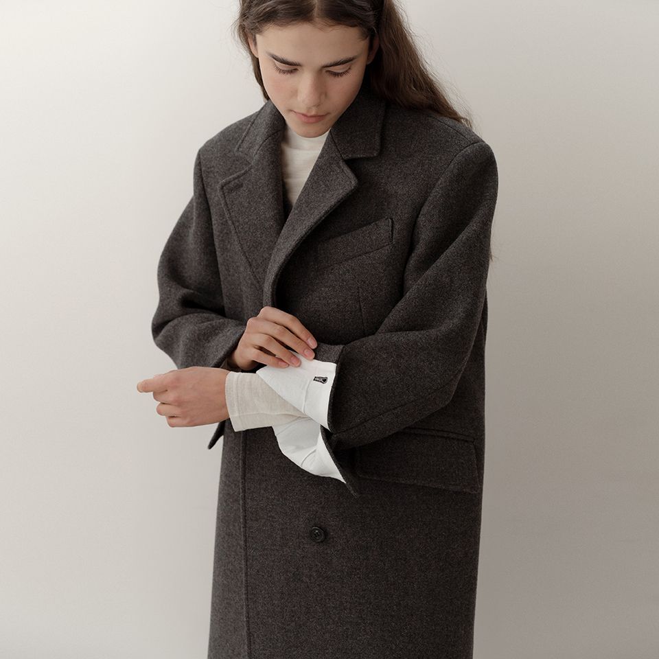 wool tailored boxy coat (grey) - 감도 깊은 취향 셀렉트샵 29CM