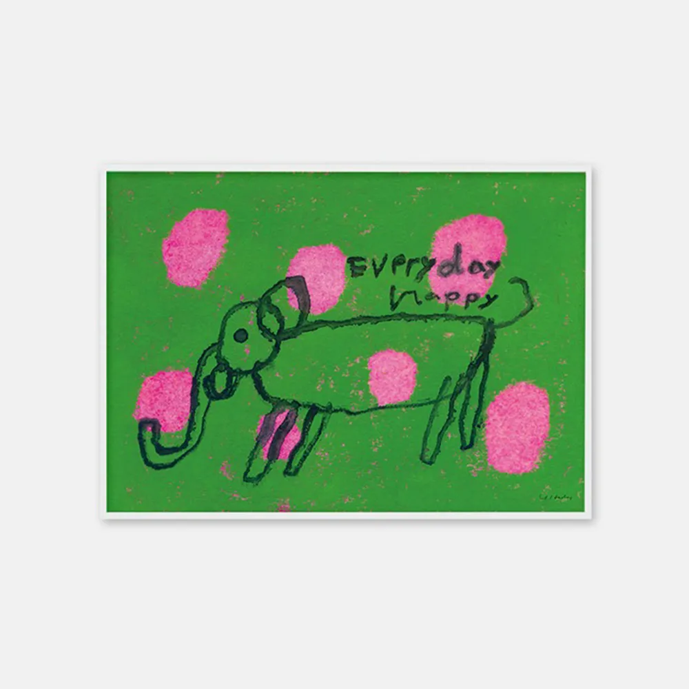 요시코 하다 작가, Everyday happy 포스터 - 감도 깊은 취향 셀렉트샵 29CM