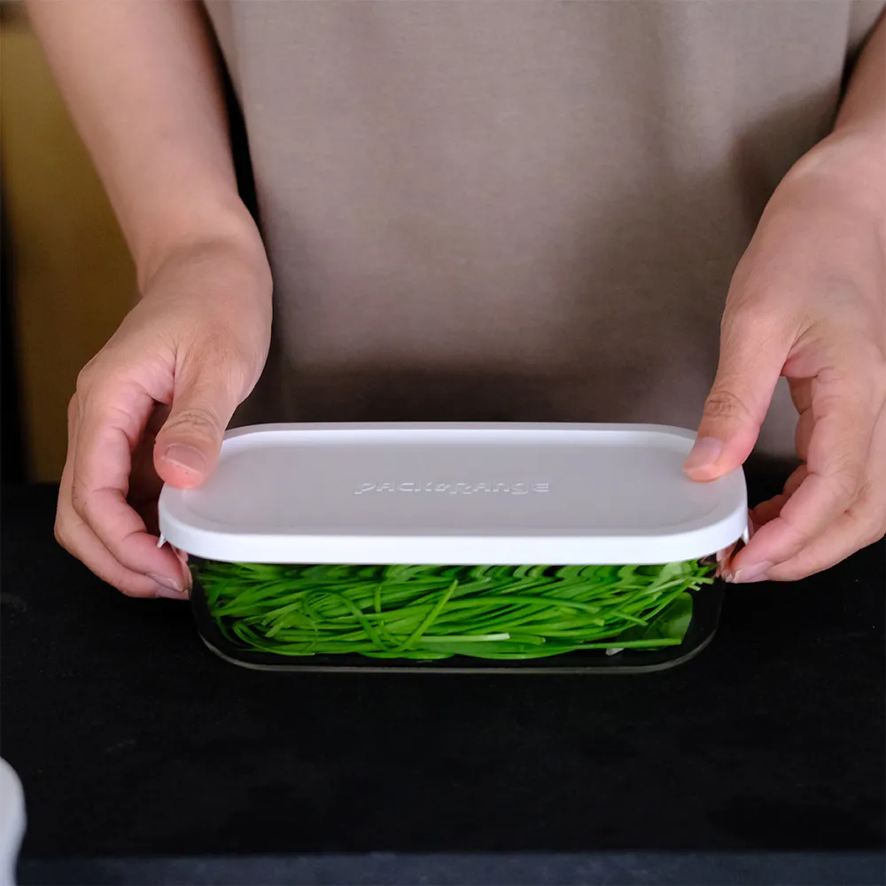 [이와키] IWAKI 팩&레인지 반찬통 - 화이트 사각 500ml - 감도 깊은 취향 셀렉트샵 29CM