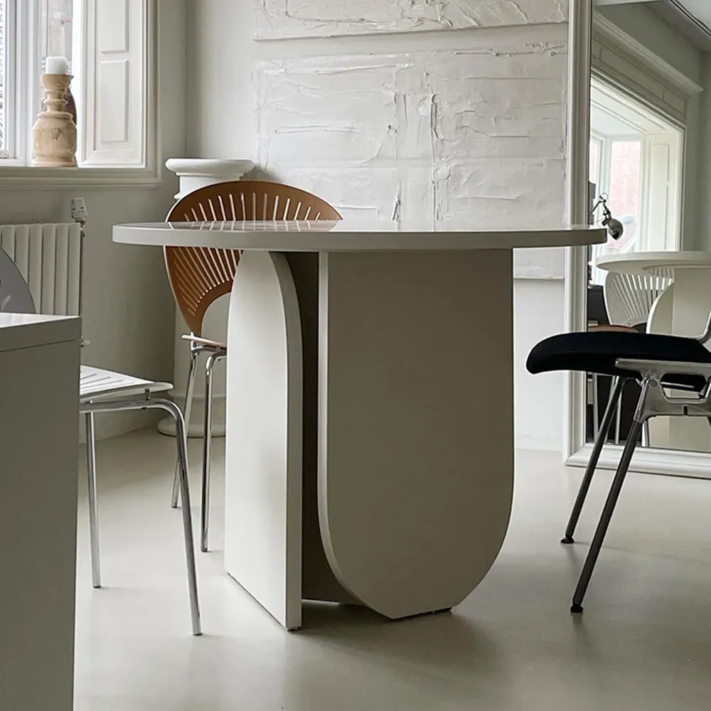 MARTIA dining table / dove 마티아 다이닝 원형 식탁 테이블 - 감도 깊은 취향 셀렉트샵 29CM