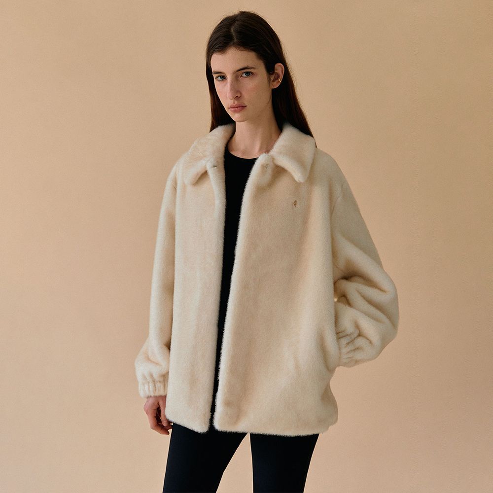 half fur jacket (ivory) - 감도 깊은 취향 셀렉트샵 29CM