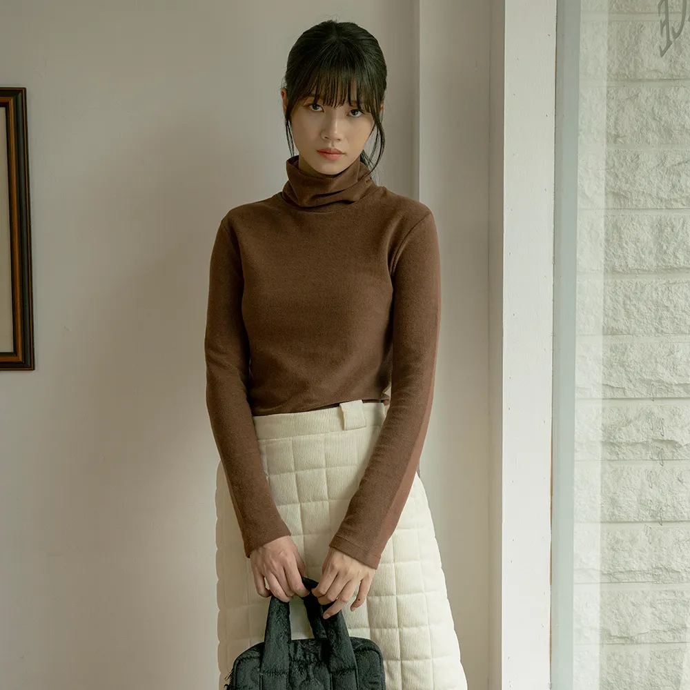 A3465 Terry slim turtleneck_Brown - 감도 깊은 취향 셀렉트샵 29CM