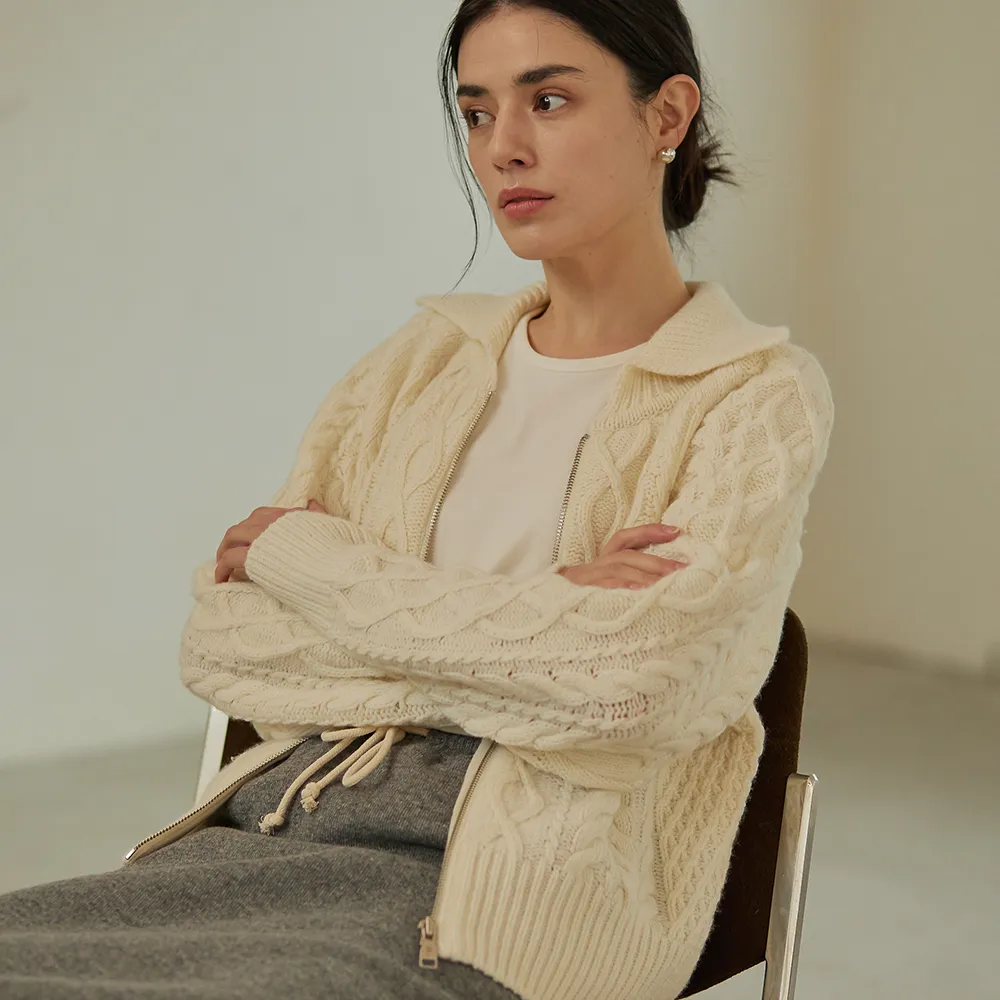 HUGO CABLE CARDIGAN (3colors) - 감도 깊은 취향 셀렉트샵 29CM