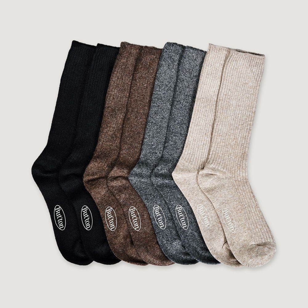 Wool Ribbed Socks (4 Color) - 감도 깊은 취향 셀렉트샵 29CM