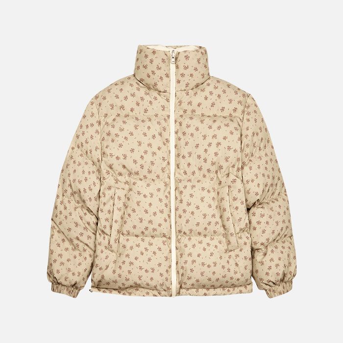 FLORAL REVERSIBLE PADDING (BEIGE) - 감도 깊은 취향 셀렉트샵 29CM