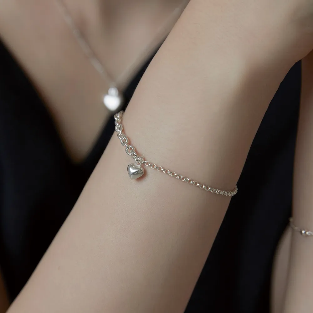 Noah Heart 925 Silver Bracelet - 감도 깊은 취향 셀렉트샵 29CM