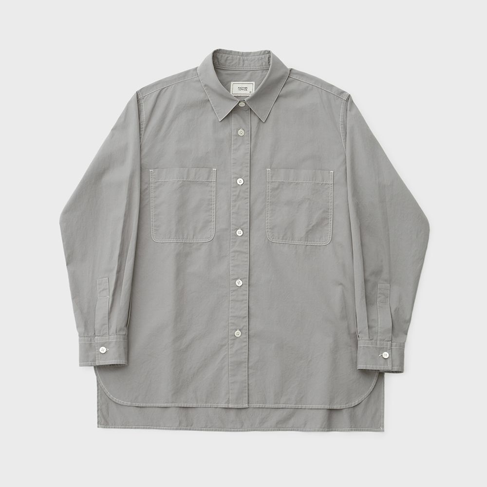 Women Volume Garment Shirt (Concrete) - 감도 깊은 취향 셀렉트샵 29CM