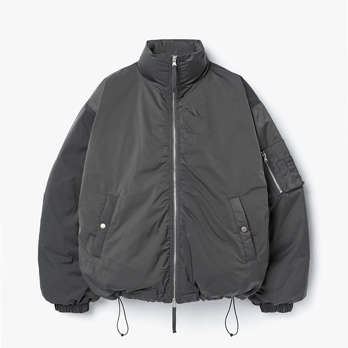 Shirring MA-1 Duck Down Padding (Iron) - 감도 깊은 취향 셀렉트샵 29CM