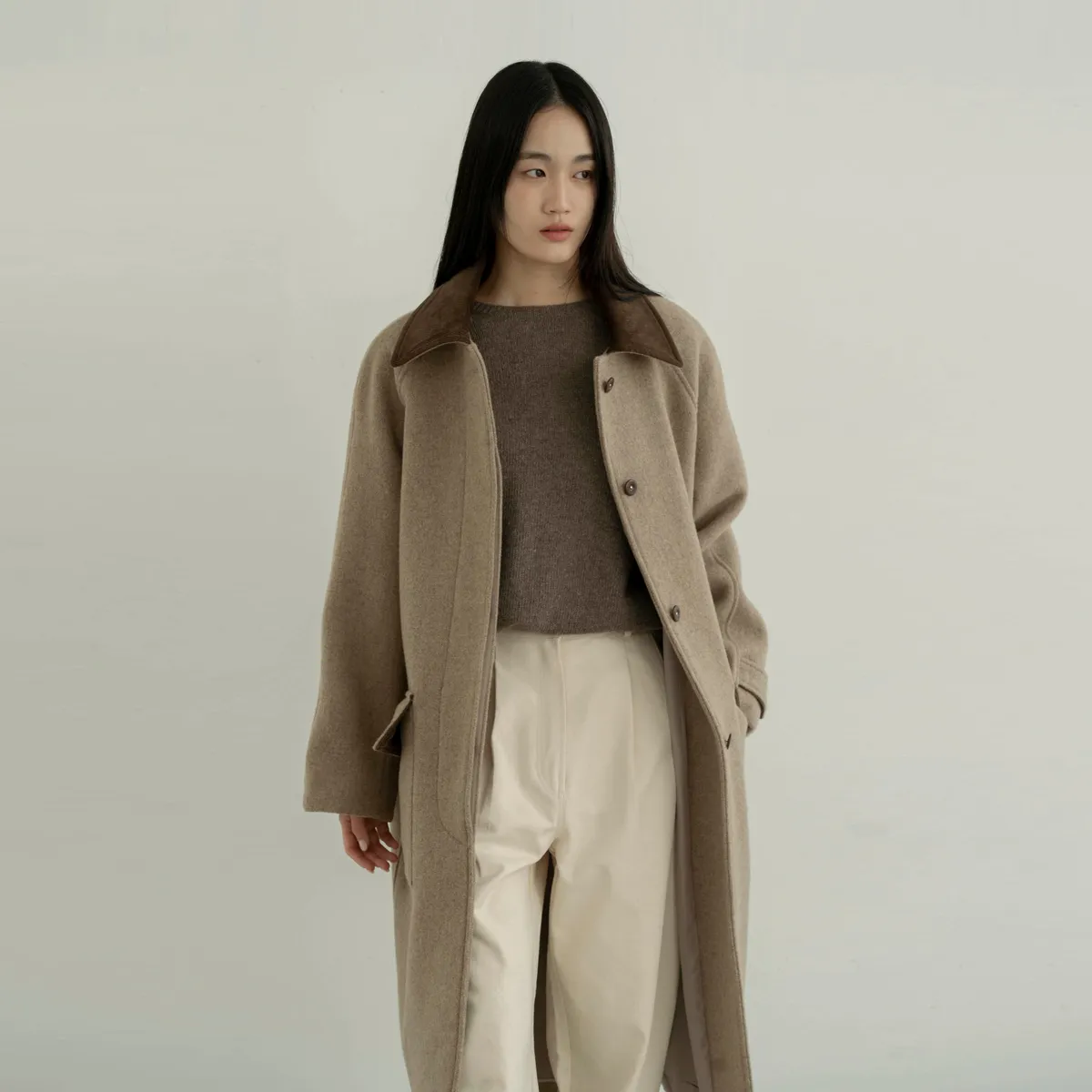 Wool Single Breasted Coat(Beige) - 감도 깊은 취향 셀렉트샵 29CM