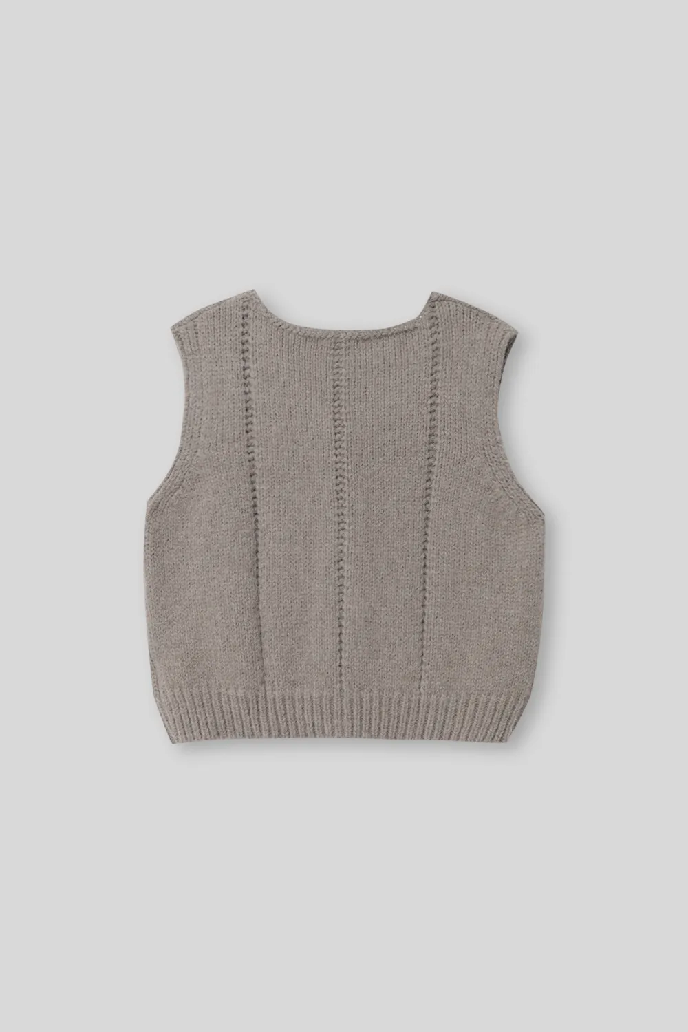 Walnut knit vest (greige) - 감도 깊은 취향 셀렉트샵 29CM