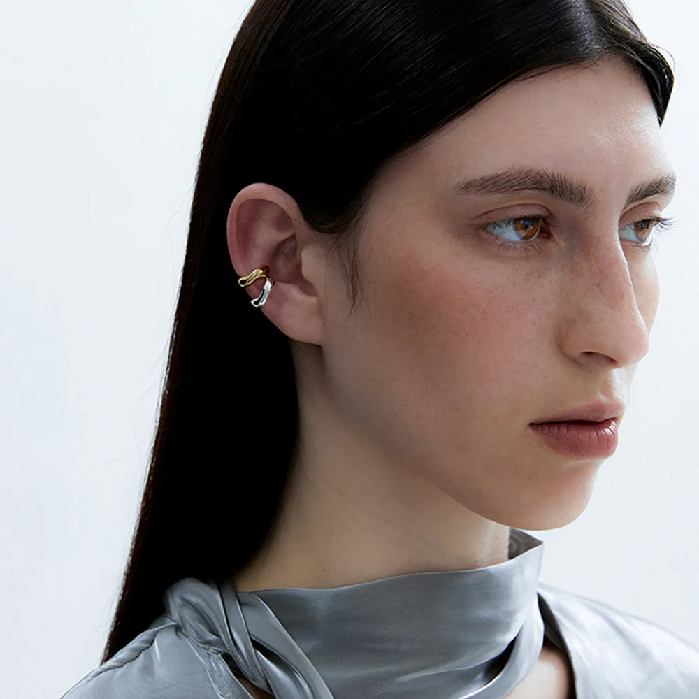 NU WAVE EARCUFF (Silver, Gold) - 감도 깊은 취향 셀렉트샵 29CM
