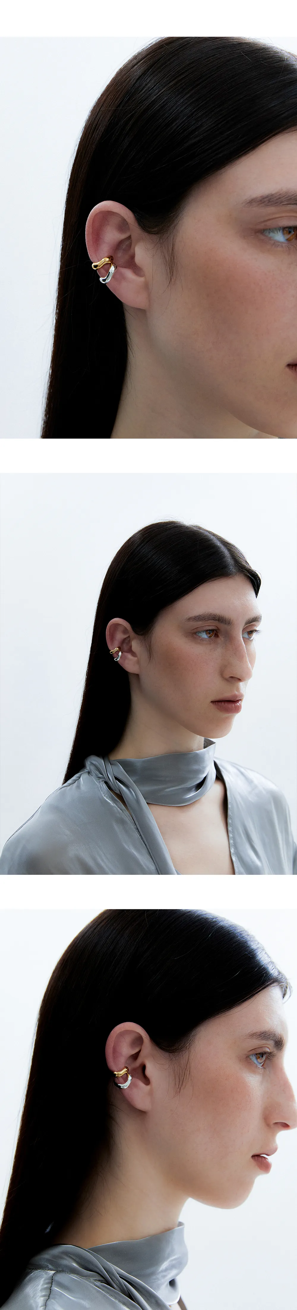 NU WAVE EARCUFF (Silver, Gold) - 감도 깊은 취향 셀렉트샵 29CM