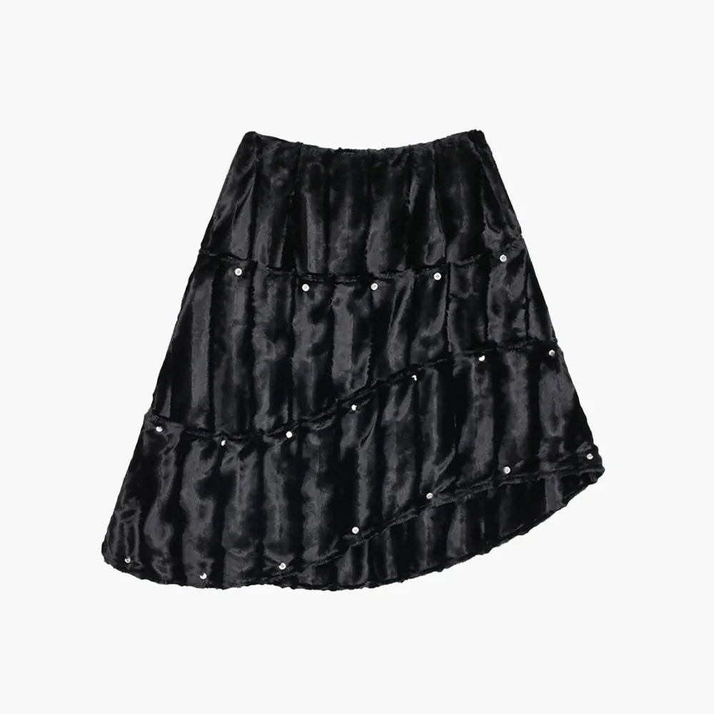 [UNKNOWN BLUE] Cosmo Winter Skirt (Black) - 감도 깊은 취향 셀렉트샵 29CM