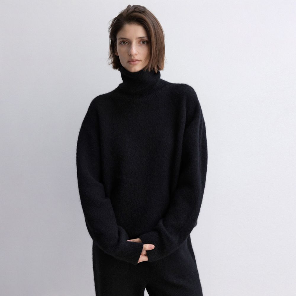 alpaca turtleneck (black) - 감도 깊은 취향 셀렉트샵 29CM