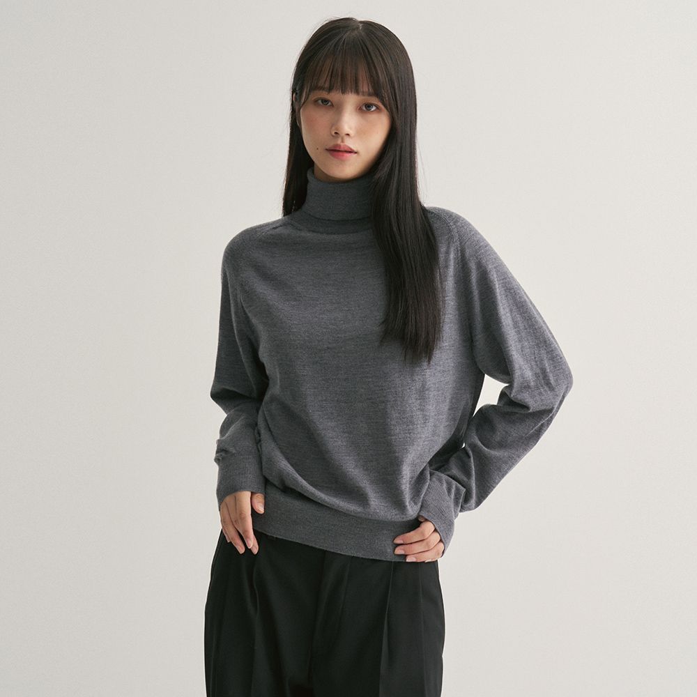 Women Scape-Turtleneck Knit (Pebble) - 감도 깊은 취향 셀렉트샵 29CM