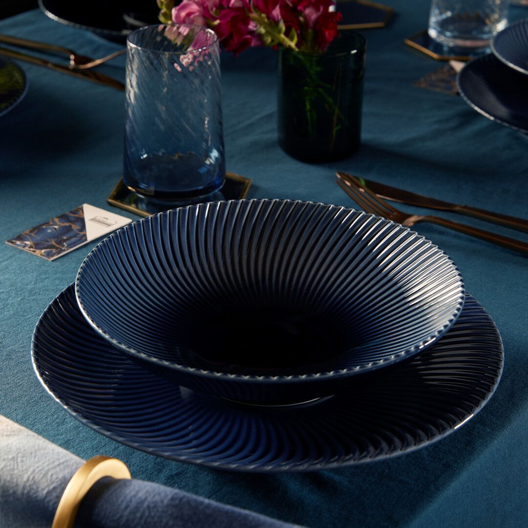 포셀린 아크 블루 디너 플레이트 - 감도 깊은 취향 셀렉트샵 29CM
