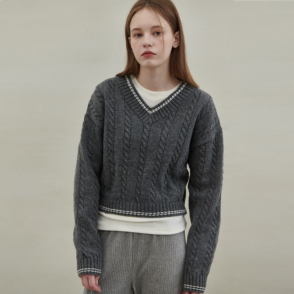 Grace Cable Stitch Knit - 감도 깊은 취향 셀렉트샵 29CM