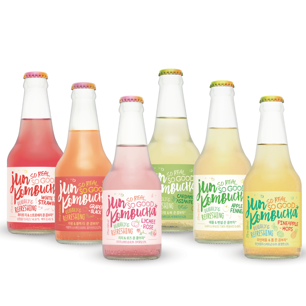 26도라인 준 콤부차 275ml X 6병 세트(모든 맛) - 감도 깊은 취향 셀렉트샵 29CM