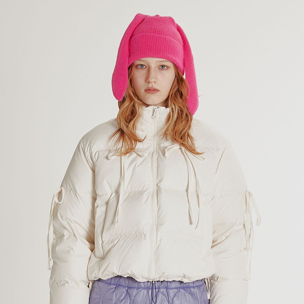 RIBBON DUCK DOWN PADDING_CREAM - 감도 깊은 취향 셀렉트샵 29CM