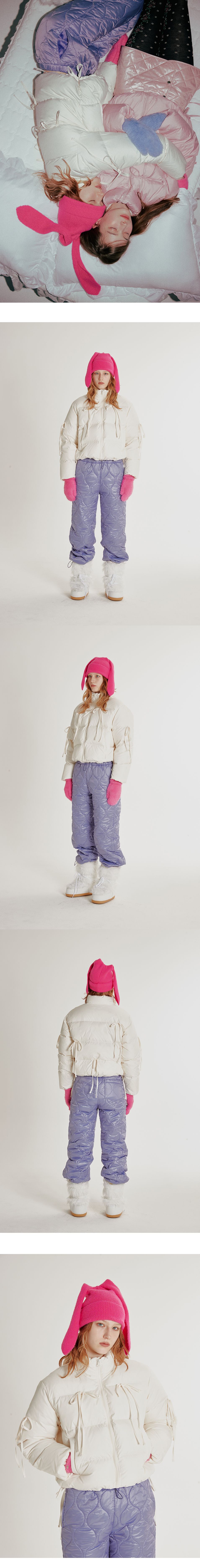 RIBBON DUCK DOWN PADDING_CREAM - 감도 깊은 취향 셀렉트샵 29CM