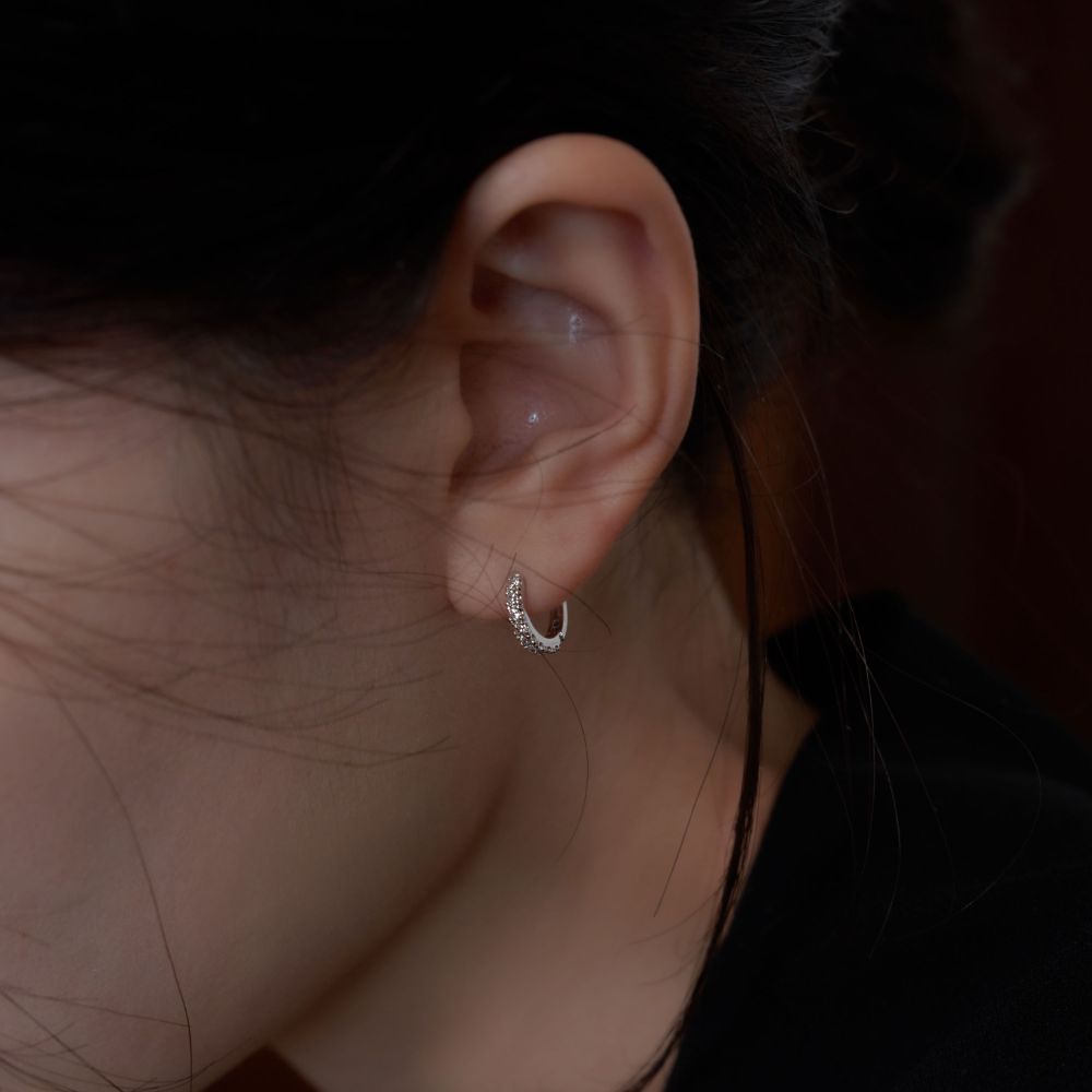Basic Cubic Ring Earring - 감도 깊은 취향 셀렉트샵 29CM