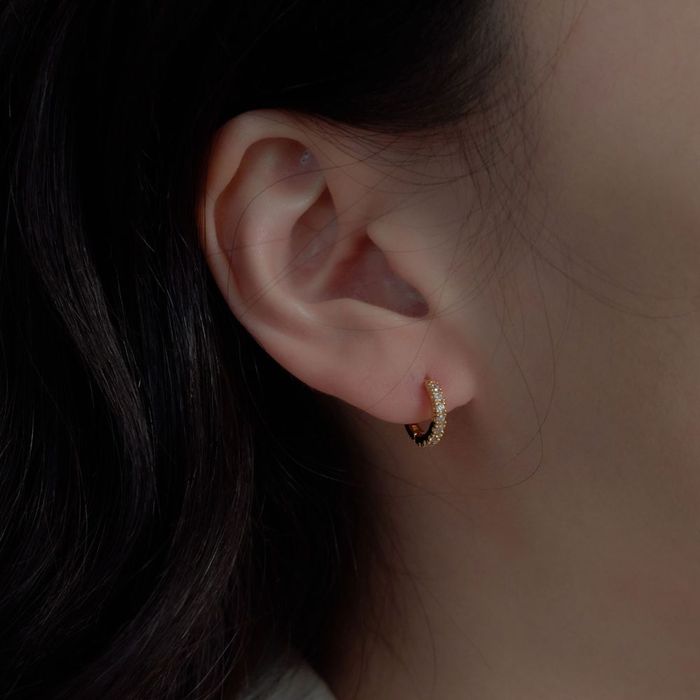 Basic Cubic Ring Earring - 감도 깊은 취향 셀렉트샵 29CM