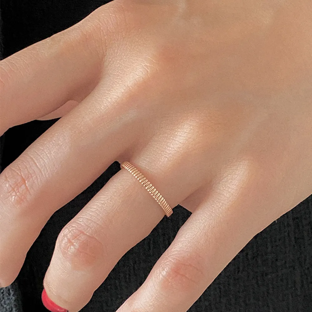 14k 18k 내로우 커브드 라인 반지 - 감도 깊은 취향 셀렉트샵 29CM