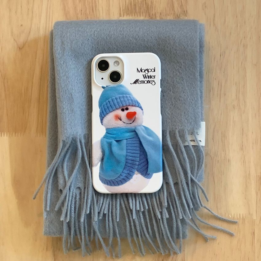 SNOWMAN CASE 눈사람 유광 하드 케이스 - 감도 깊은 취향 셀렉트샵 29CM