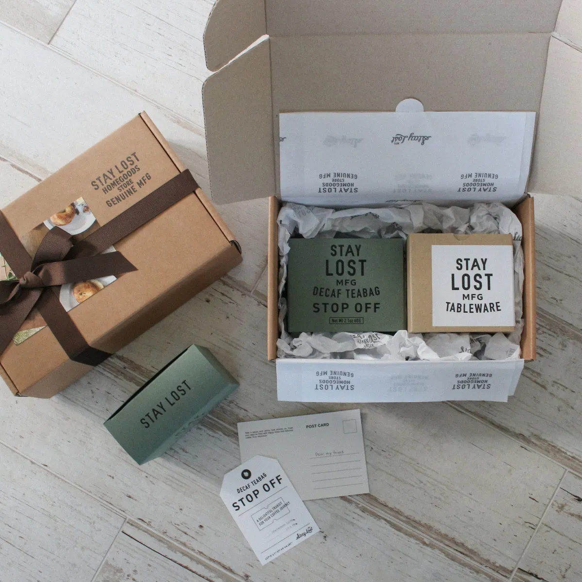 [GIFT SET] 홈카페 선물세트 Decaf Teabag Stop Off & Cup Series - 감도 깊은 취향 셀렉트샵 29CM