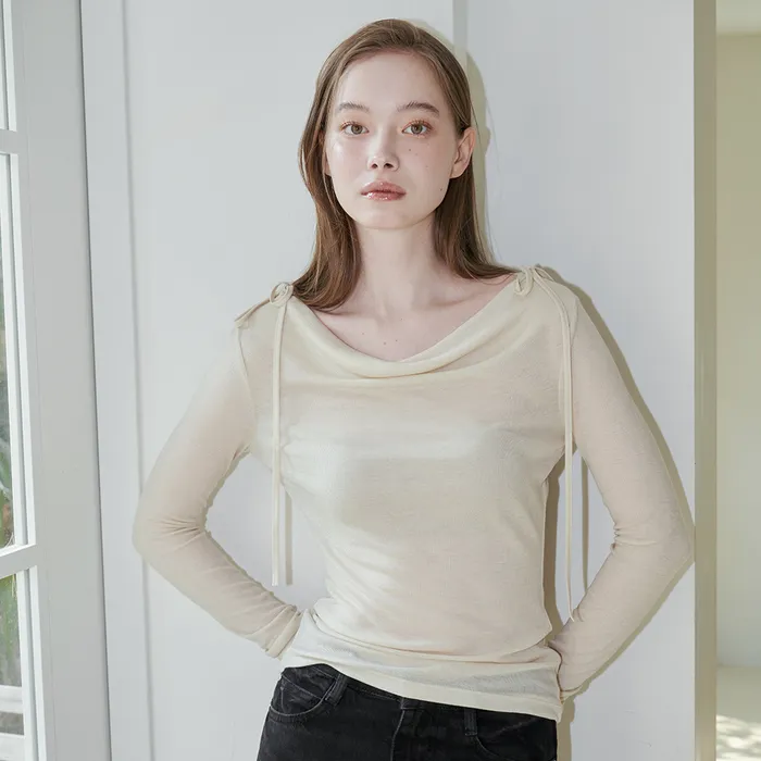 DRAPED STRING TOP_5COLOR - 감도 깊은 취향 셀렉트샵 29CM