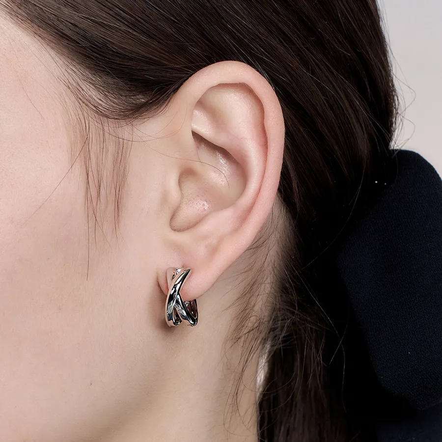 장희령 착용 Basic Mini Bold Ring Earring - 감도 깊은 취향 셀렉트샵 29CM