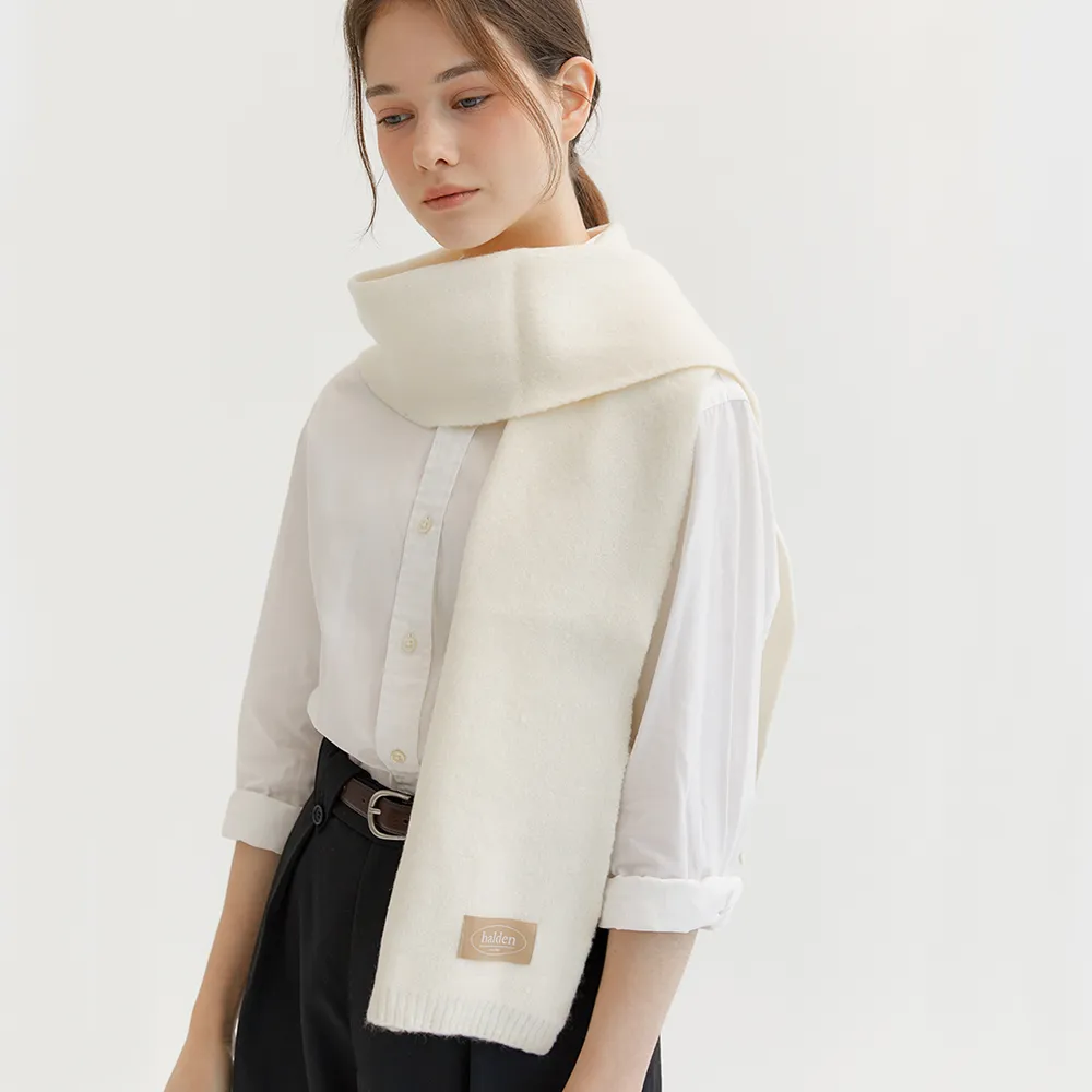 knit wool muffler (M028_ivory) - 감도 깊은 취향 셀렉트샵 29CM