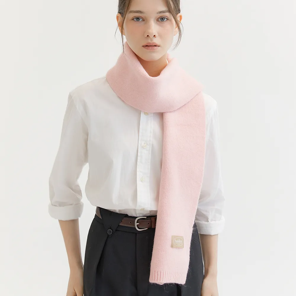 knit wool muffler (M028_light pink) - 감도 깊은 취향 셀렉트샵 29CM