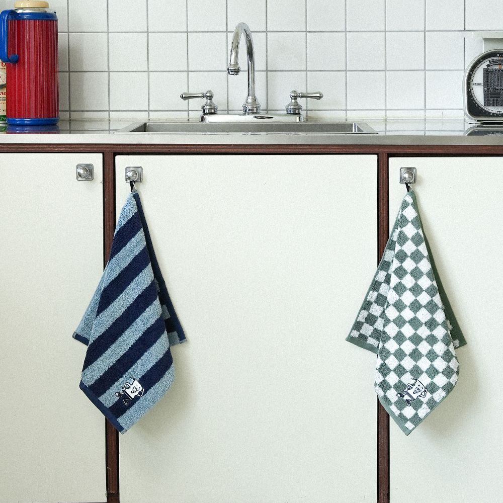 핸드타월 - 체커보드 - 1P (2 COLORS) - 감도 깊은 취향 셀렉트샵 29CM