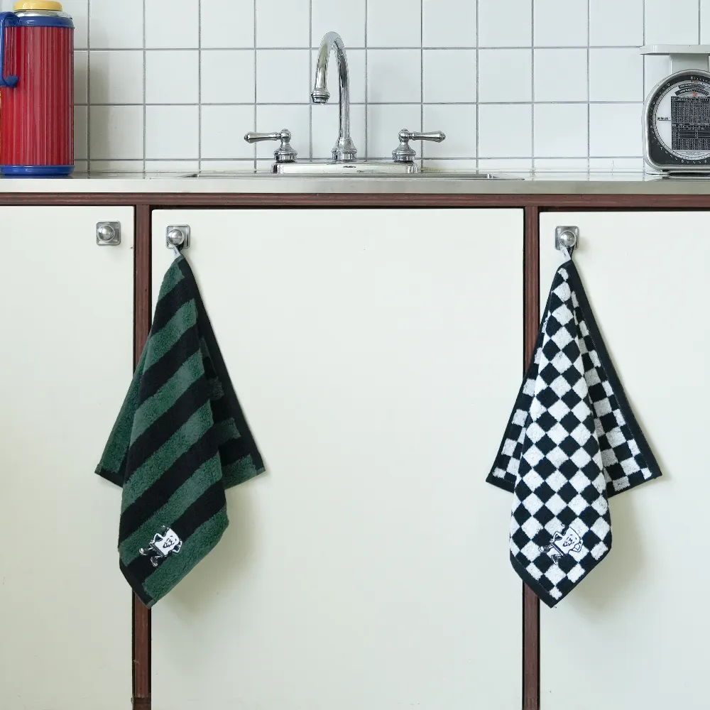 핸드타월 - 스트라이프 - 1P (2 COLORS) - 감도 깊은 취향 셀렉트샵 29CM