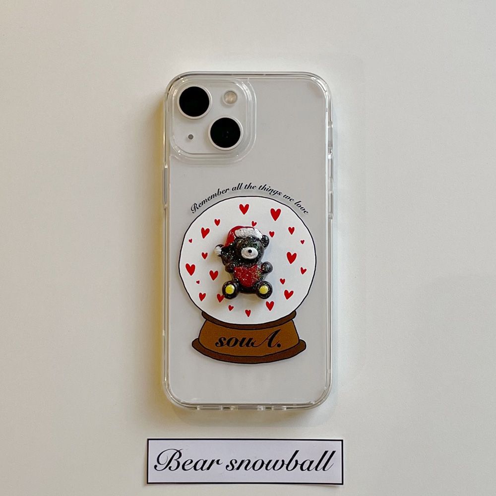 bear snowball case (handmade) - 감도 깊은 취향 셀렉트샵 29CM