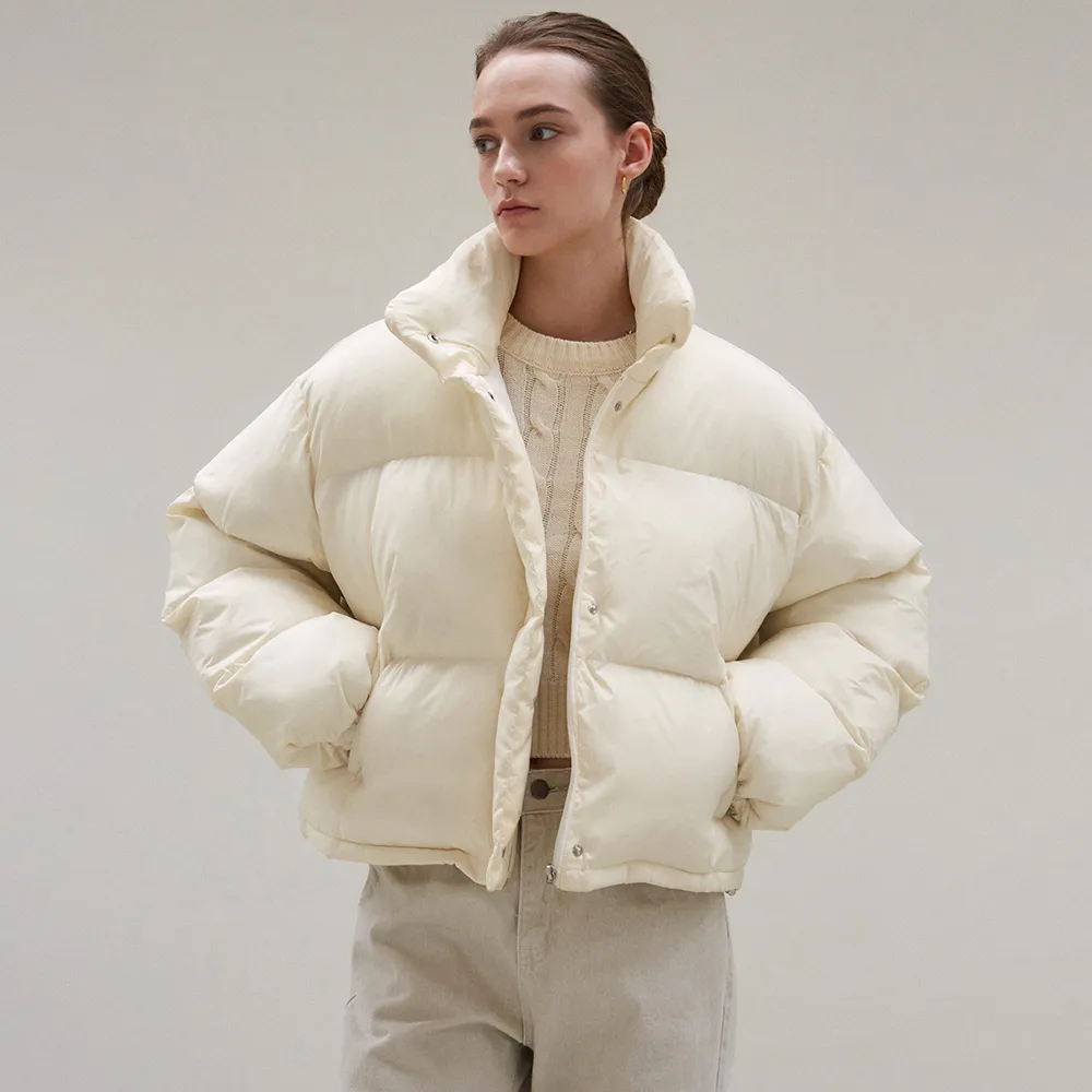 PUFFER HIGH NECK SHORT PADDING_CREAM - 감도 깊은 취향 셀렉트샵 29CM