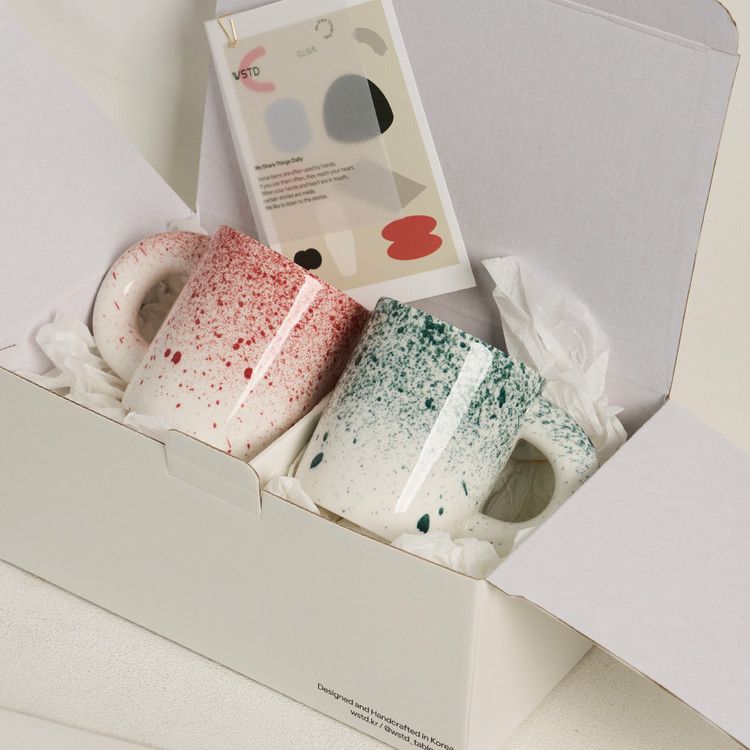 [선물포장][스프링클] 글로시 D머그 350ml_2P 세트 (5 colors) - 감도 깊은 취향 셀렉트샵 29CM