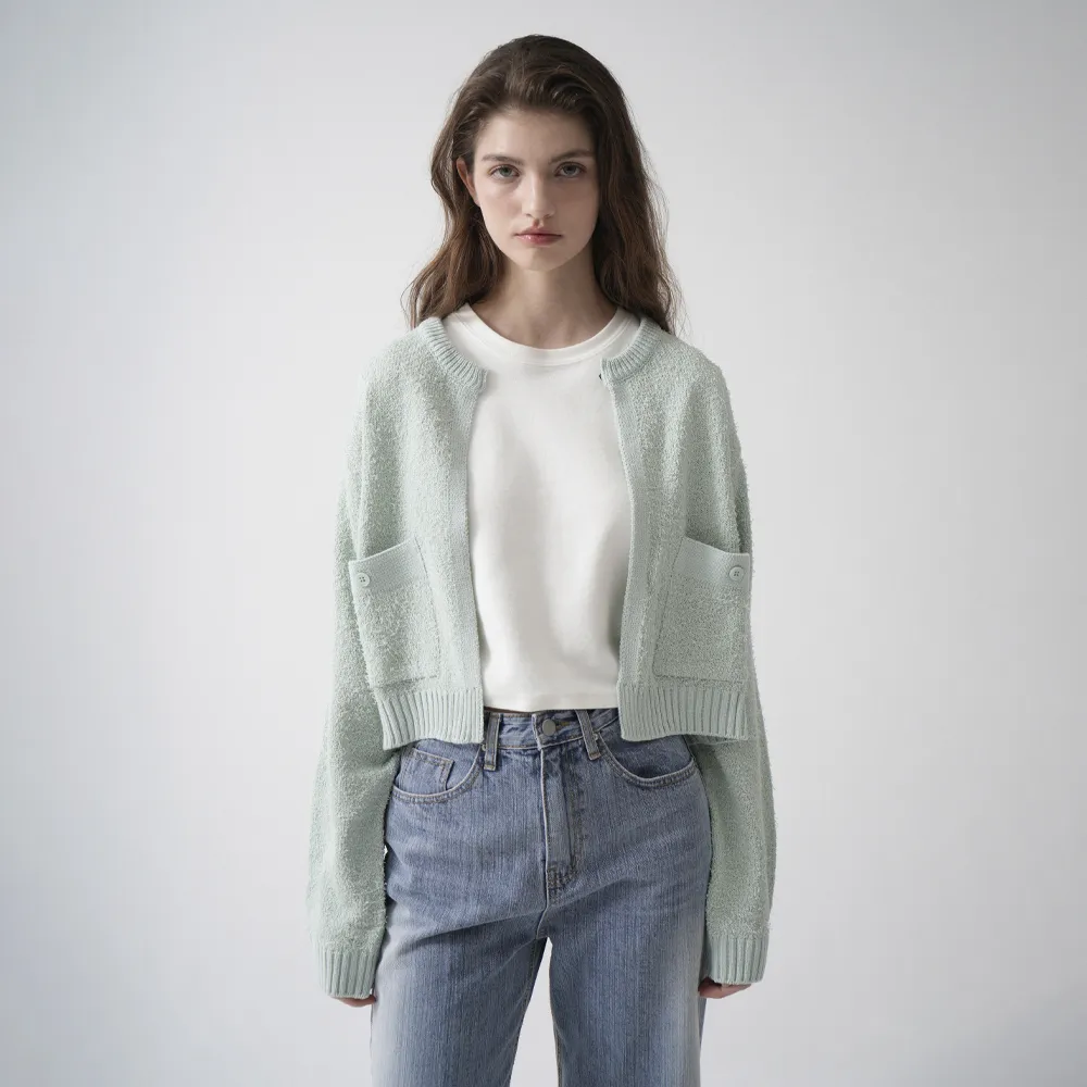 Open Pocket Knit Cardigan (Mint) - 감도 깊은 취향 셀렉트샵 29CM