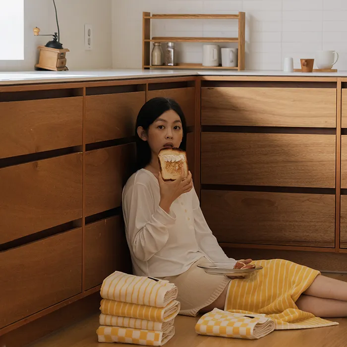 버터 수건_4P(패키지포장) - 감도 깊은 취향 셀렉트샵 29CM