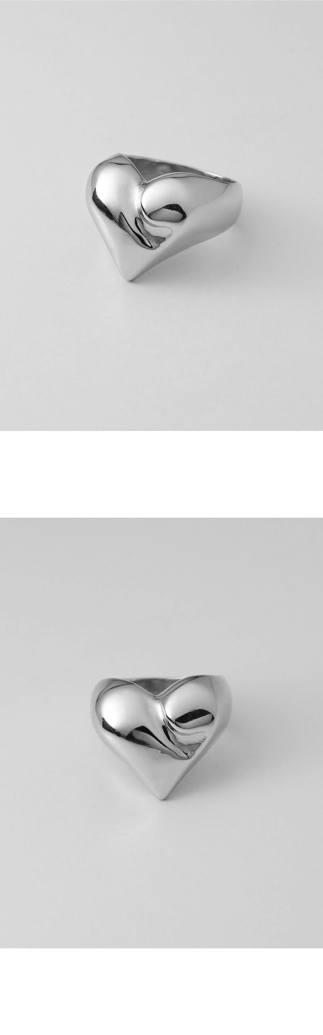 Volume heart symbol ring - 감도 깊은 취향 셀렉트샵 29CM