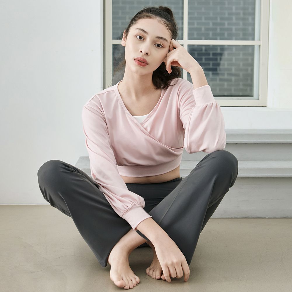 여성 요가복 DEVI-T0100-살몬핑크 필라테스 마르헨 랩 커버업 - 감도 깊은 취향 셀렉트샵 29CM