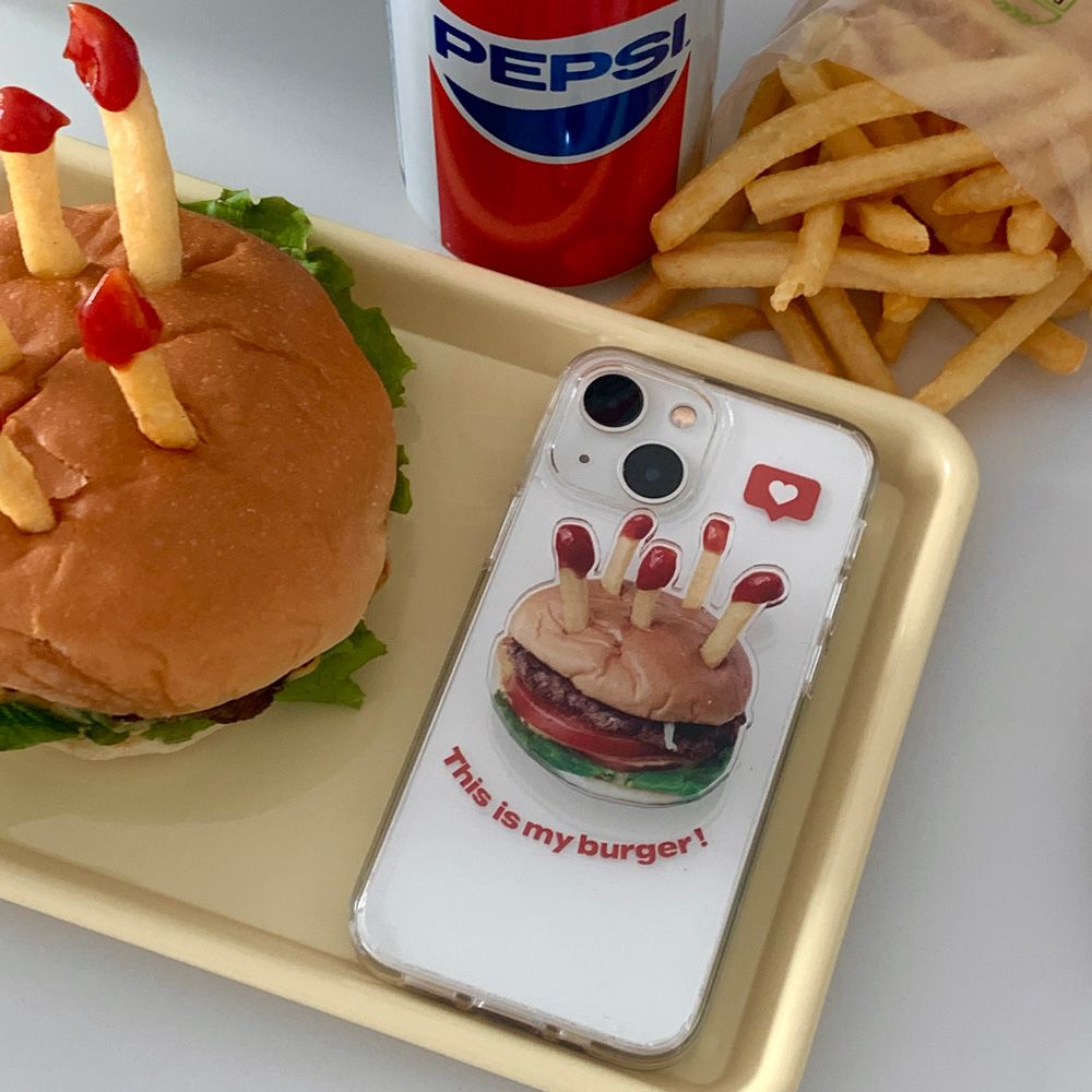 [29cm단독][+맥세이프]burger HBD jelly hard case - 감도 깊은 취향 셀렉트샵 29CM
