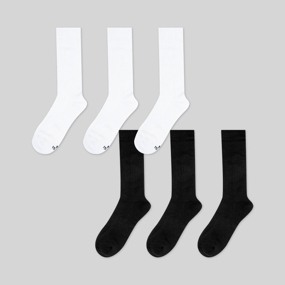 [3PACK] 1507 애슬레틱 케어 삭스 - 화이트/블랙 - 감도 깊은 취향 셀렉트샵 29CM