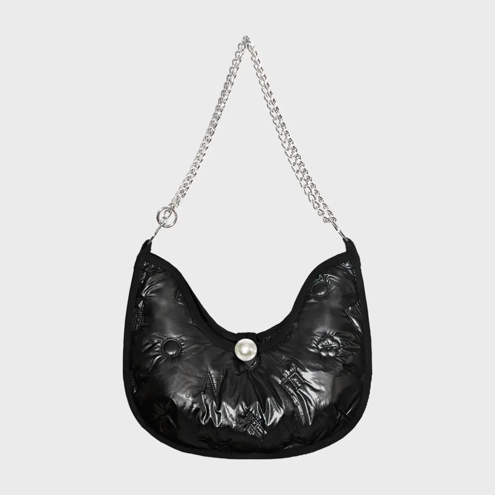 LOGO PLAY QUILTING TWINKLE BAG BLACK - 감도 깊은 취향 셀렉트샵 29CM