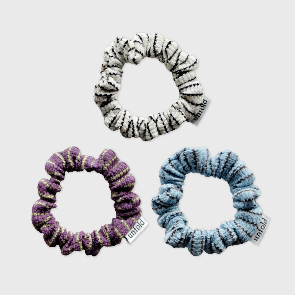 Basic stripe scrunchie SET - 감도 깊은 취향 셀렉트샵 29CM