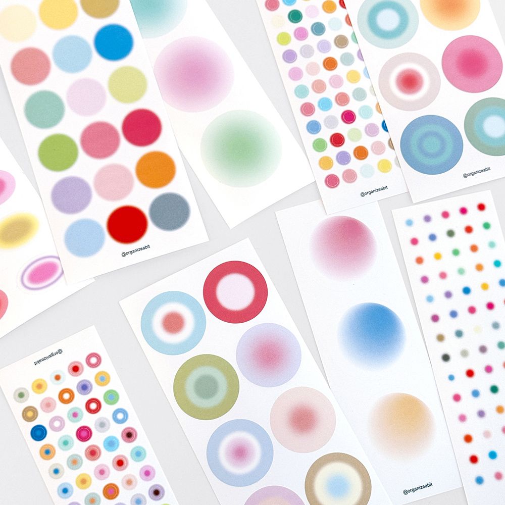 blur sticker pack circle - 감도 깊은 취향 셀렉트샵 29CM