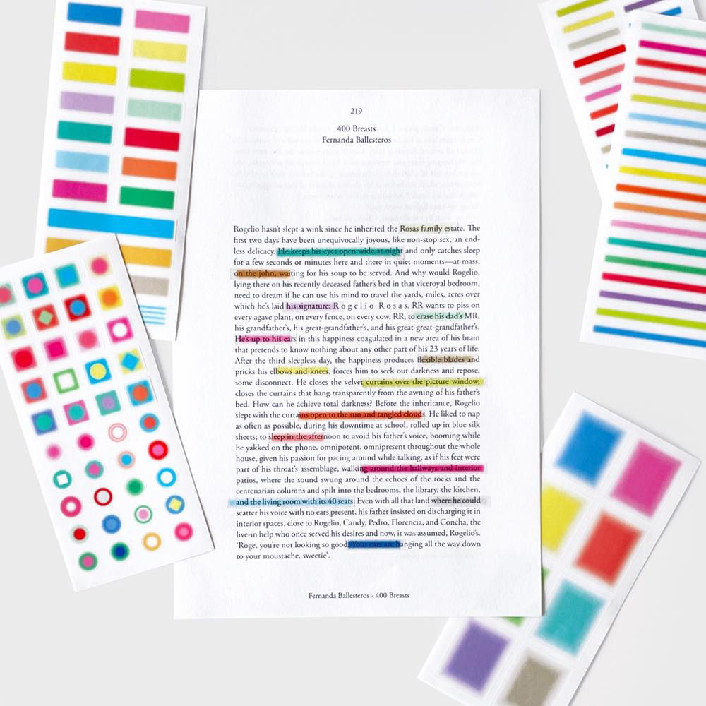 blur sticker pack square - 감도 깊은 취향 셀렉트샵 29CM