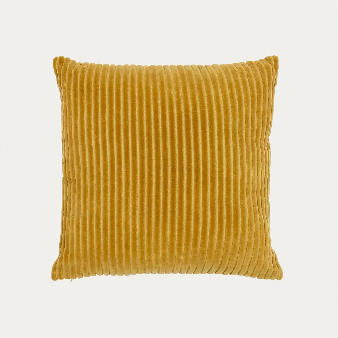 NALIN 나린 벨벳 쿠션커버 45x45 cm (머스타드) - 감도 깊은 취향 셀렉트샵 29CM