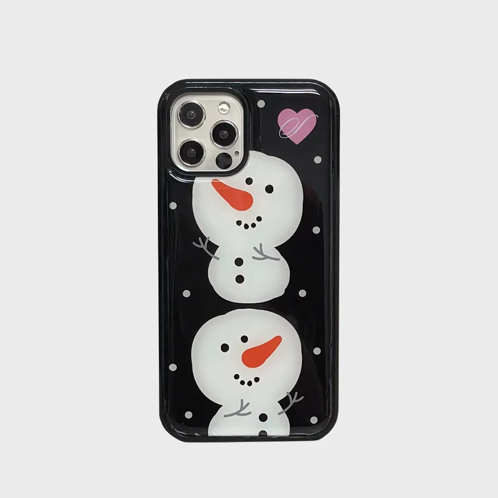 [+아이폰17시리즈] SNOWING SNOWMAN CASE - 감도 깊은 취향 셀렉트샵 29CM